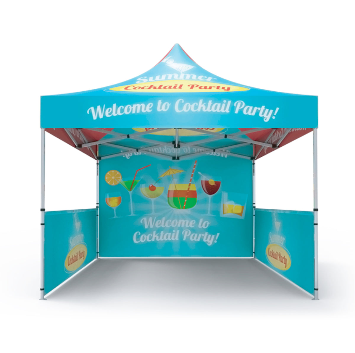 10' x 10 Custom Canopy Tent – Merch Doctor